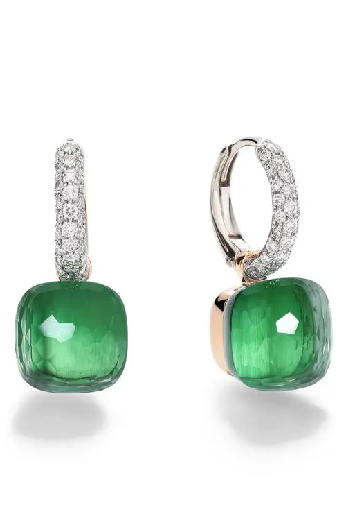 Pomellato Nudo Doublet Earrings - Prasiolite/green Agate