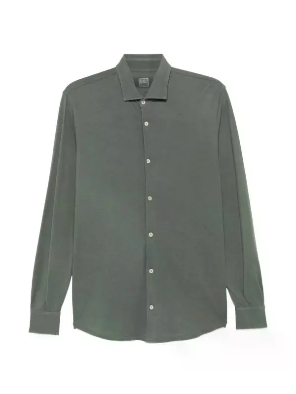 Fedeli Long-sleeve Shirt - Green