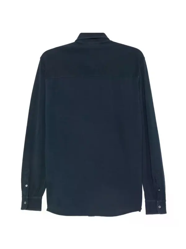 Fedeli Long-sleeve Shirt - Blue