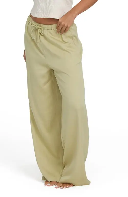 BILLABONG Drawstring Wide Leg Pants