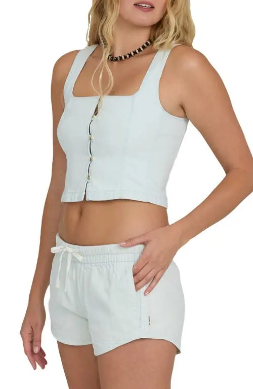 BILLABONG June Saltwashed Cotton Crop Vest