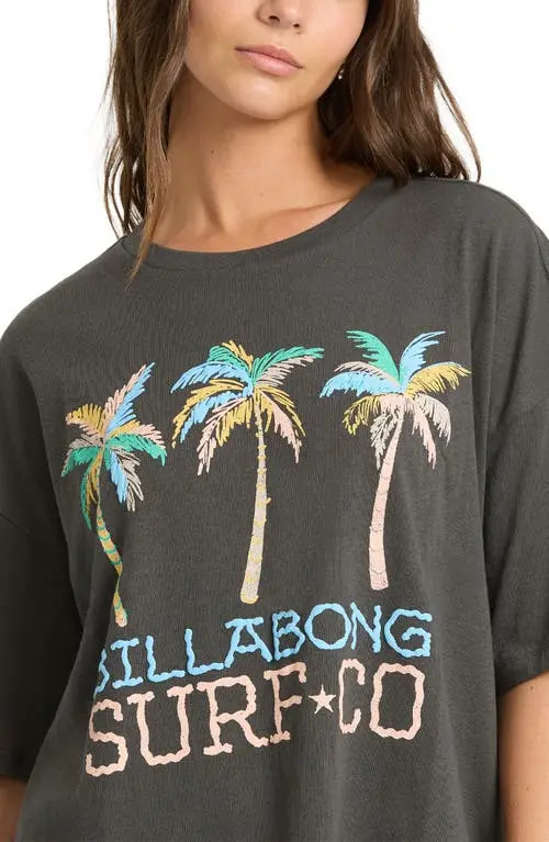 BILLABONG Found In Paradise Oversized Graphic T-shirt