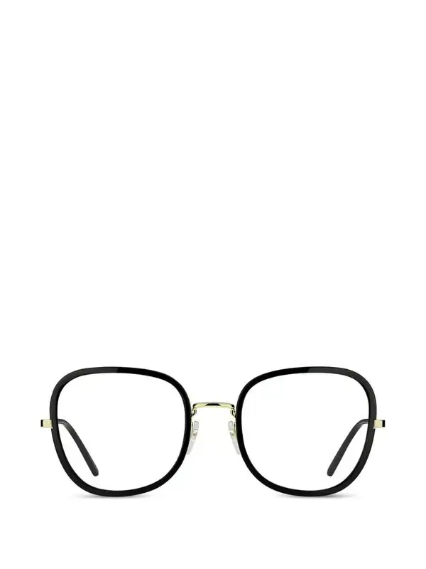 Marc Jacobs Full-rim Round Frame Glasses - Gold
