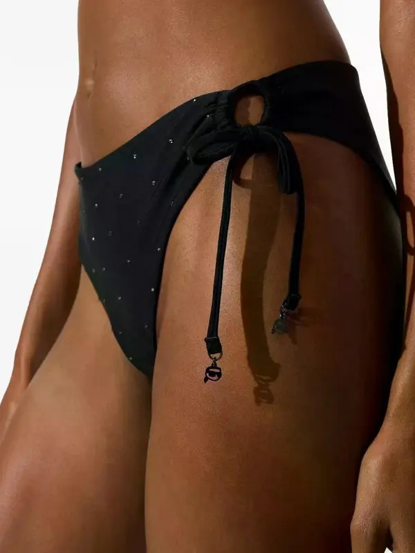 Karl Lagerfeld Embellished Bikini Bottoms