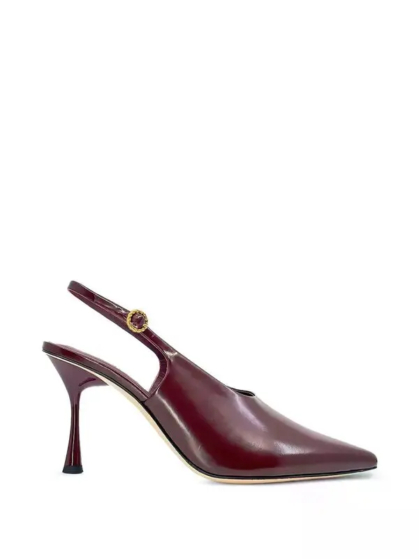 Studio Amelia Halo Slingback Pumps - Red