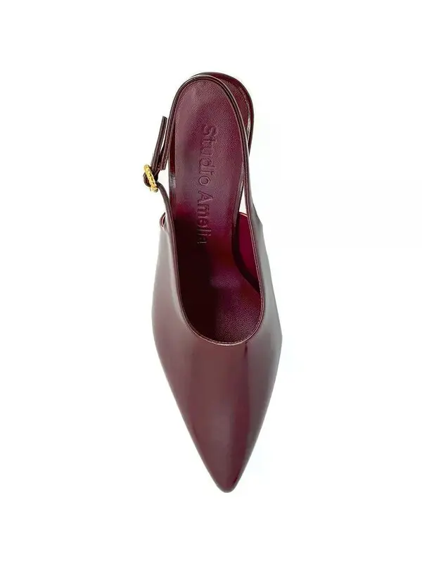 Studio Amelia Halo Slingback Pumps - Red