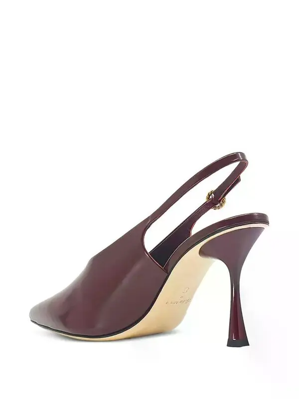 Studio Amelia Halo Slingback Pumps - Red