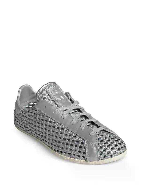 Adidas Stan Smith Lo Pro Woven Sneakers - Silver