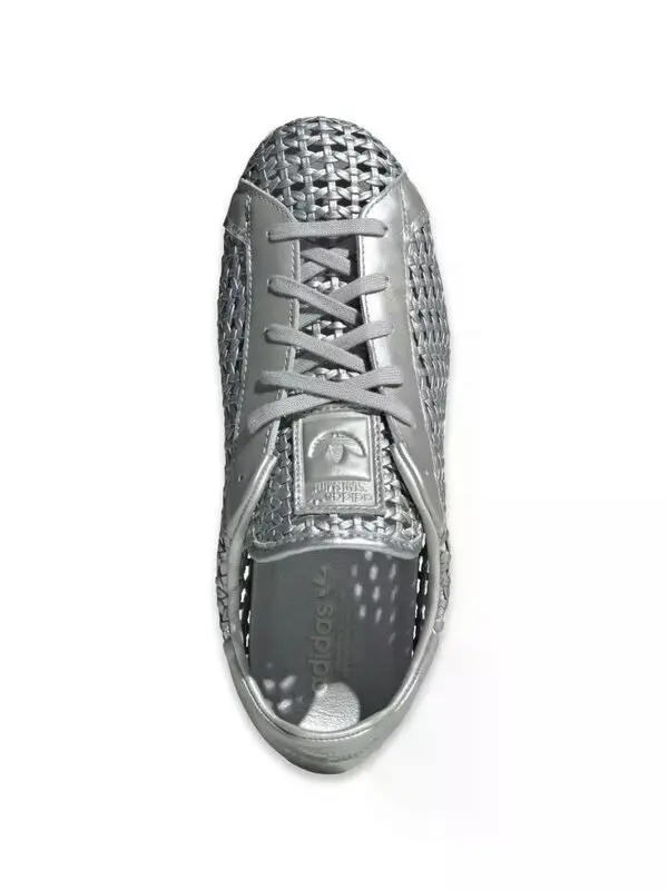 Adidas Stan Smith Lo Pro Woven Sneakers - Silver