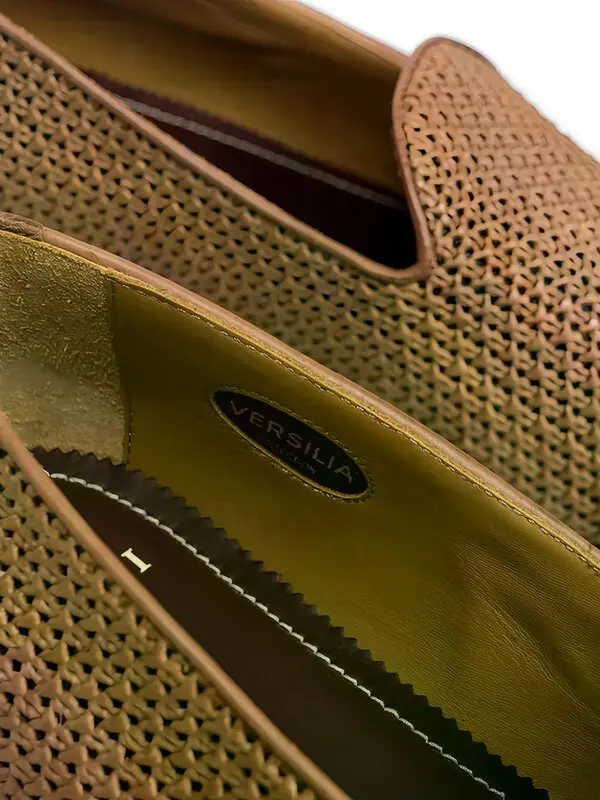 STURLINI FIRENZE Woven Raffia Loafers