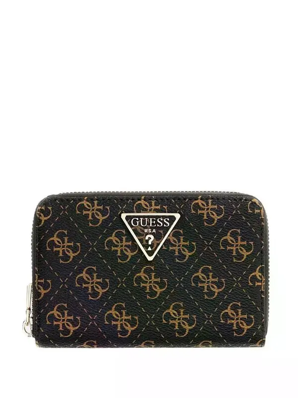 Guess Monogram-pattern Wallet - Brown