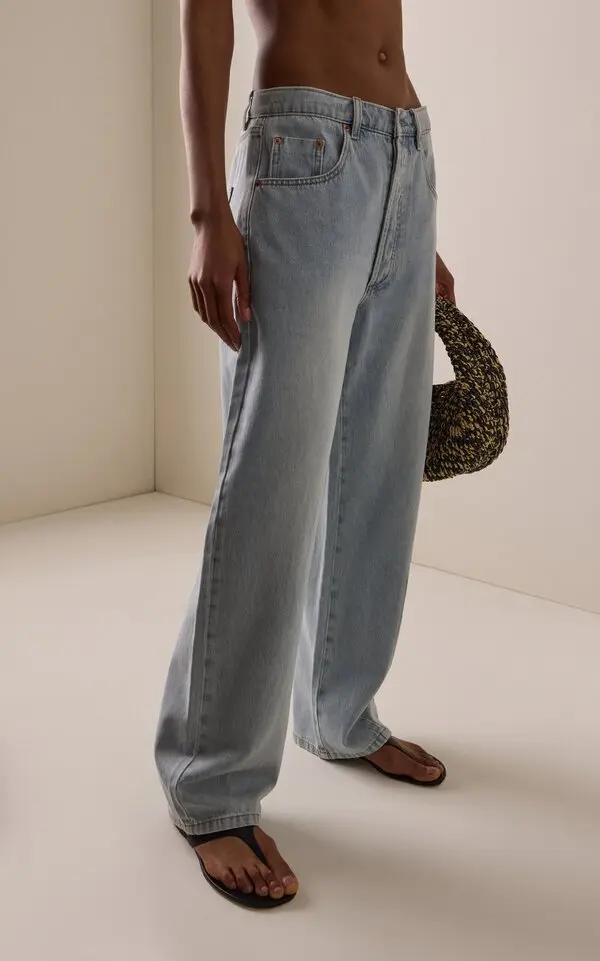 Roucha Darius Mid-rise Straight-leg Jeans