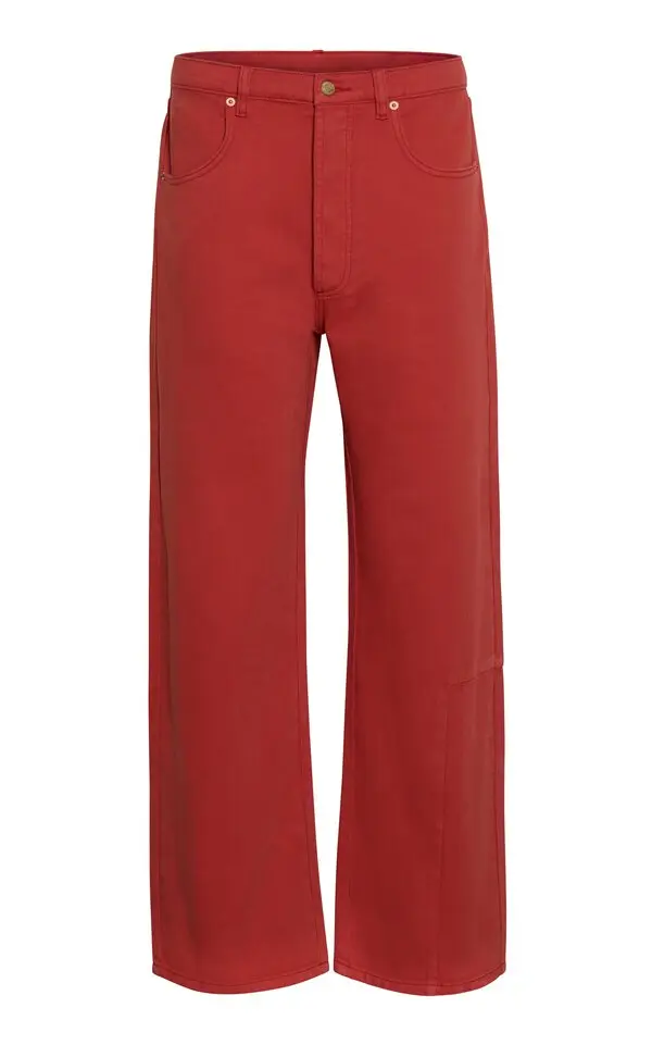 Roucha Darius Mid-rise Straight-leg Jeans