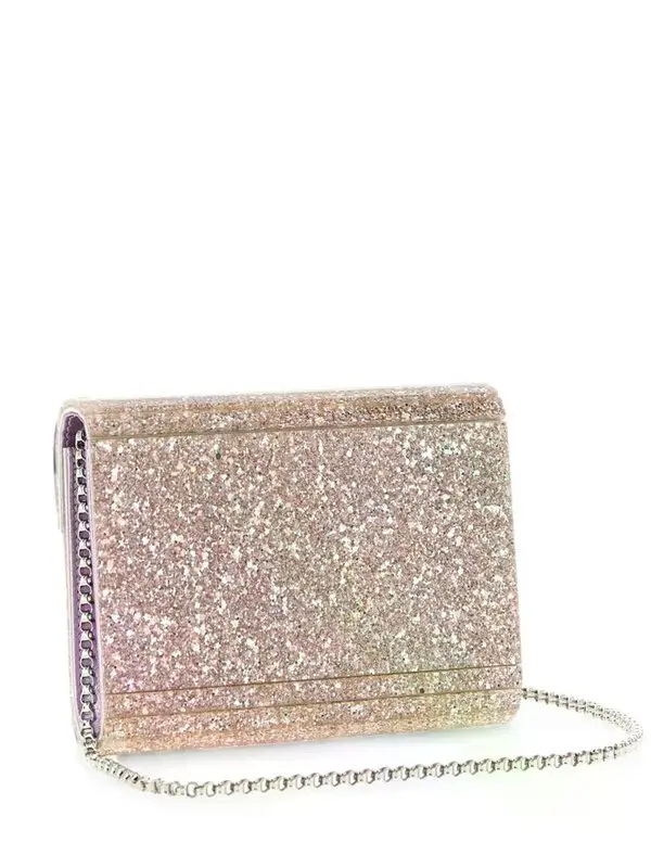 JIMMY CHOO Candy Glitter Shoulder Bag - Gold