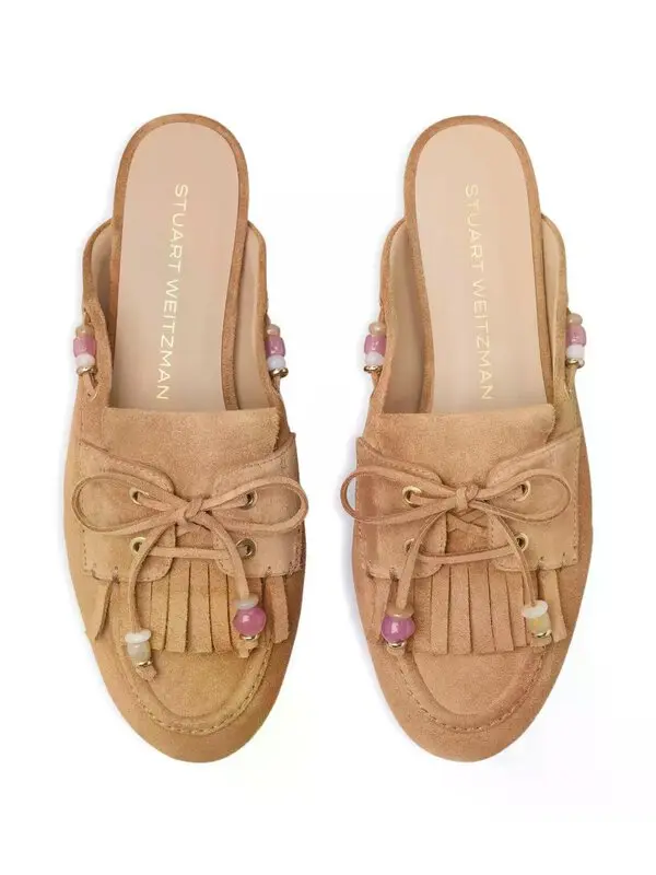 STUART WEITZMAN Majorca Tinsley Mules - Neutrals