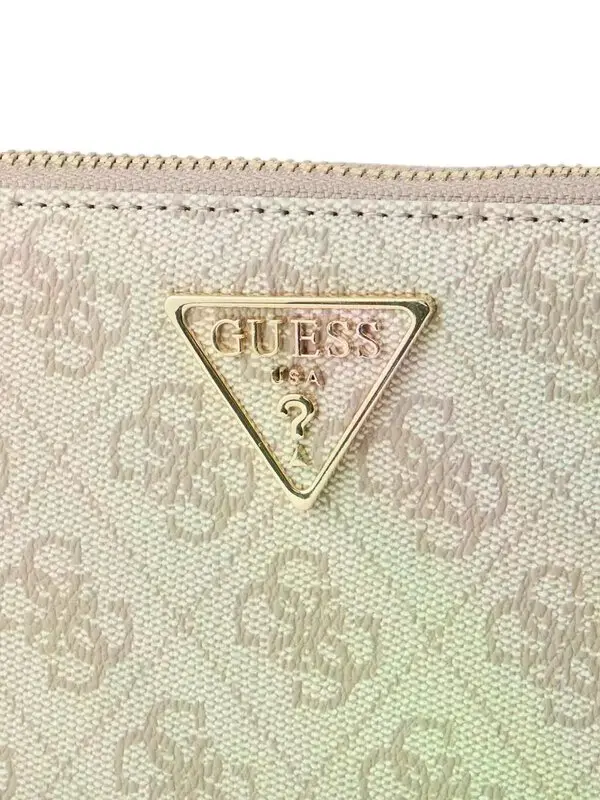 Guess Laurel Monogram Wallet - Neutrals
