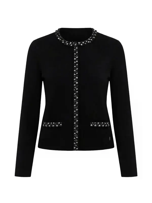 Guess Beaded Cardigan - Black