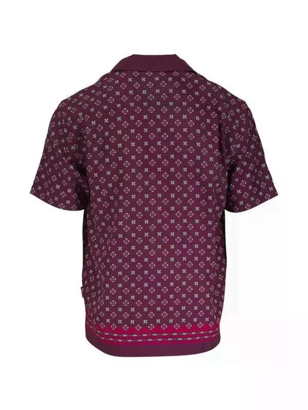 Orlebar Brown Floral-print Panelled Shirt