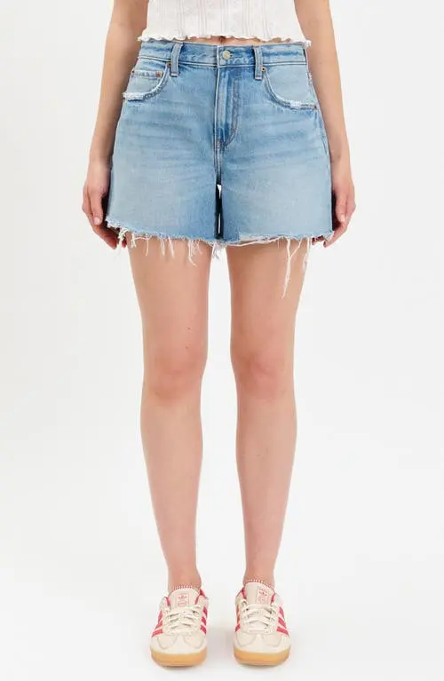 DAZE Crossroads Cutoff Denim Shorts - Pulse