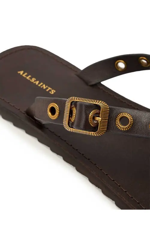 ALLSAINTS Sydney Eyelet Flip Flop