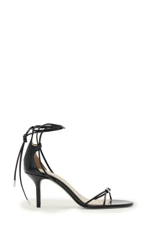 ALLSAINTS Ali Ankle Wrap Sandal - Black