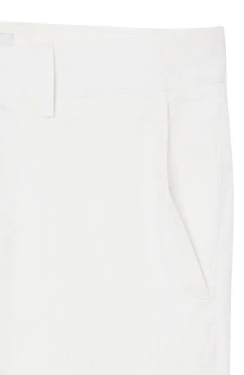 Lacoste Flat Front Cotton Stretch Twill Chinos - Flour