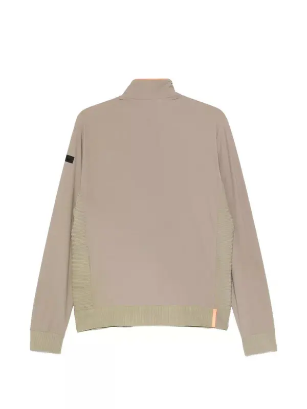 RRD Ribbed-panel Zip-up Jacket - Neutrals