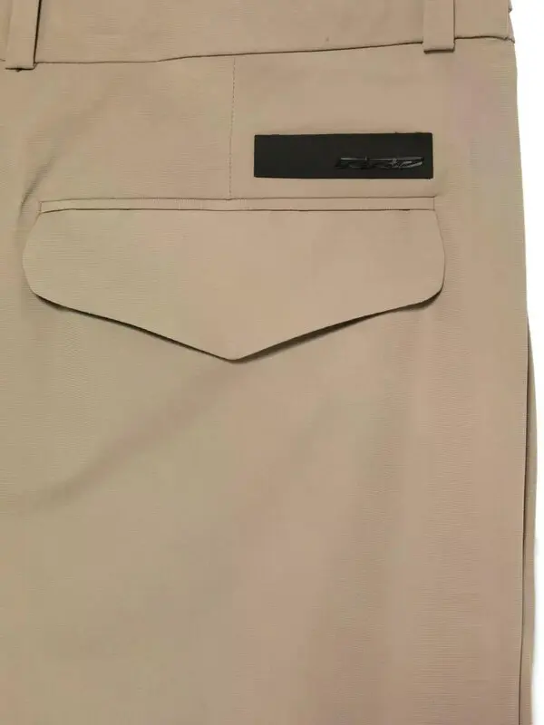 RRD Pleated Turn-up Trousers - Neutrals