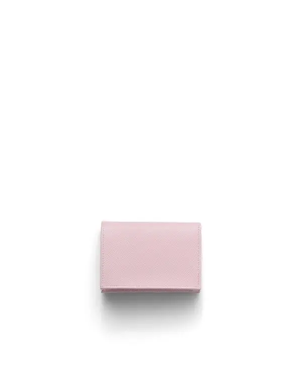 Prada Small Saffiano Leather Wallet - Alabaster