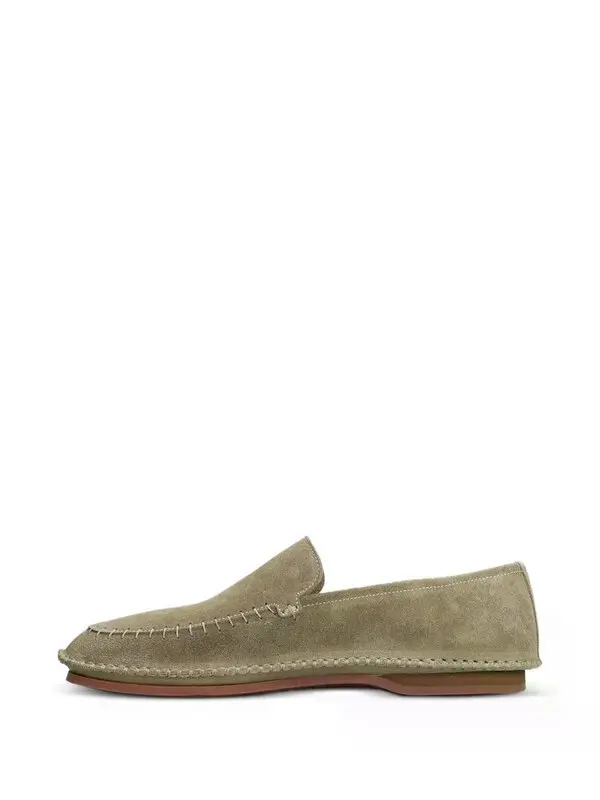 Premiata Slip-on Suede Loafers - Green