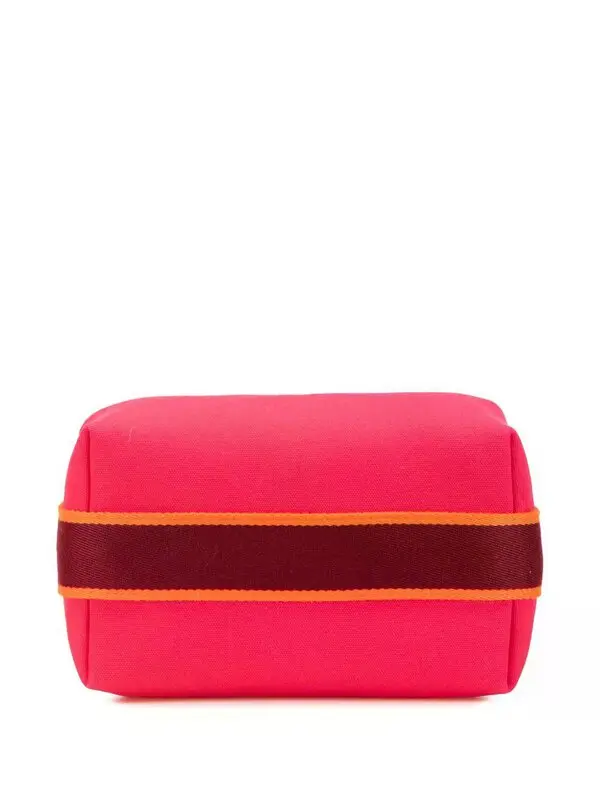 Hermès 2020-2024 Small Toile Bride A Brac Vanity Bag - Pink