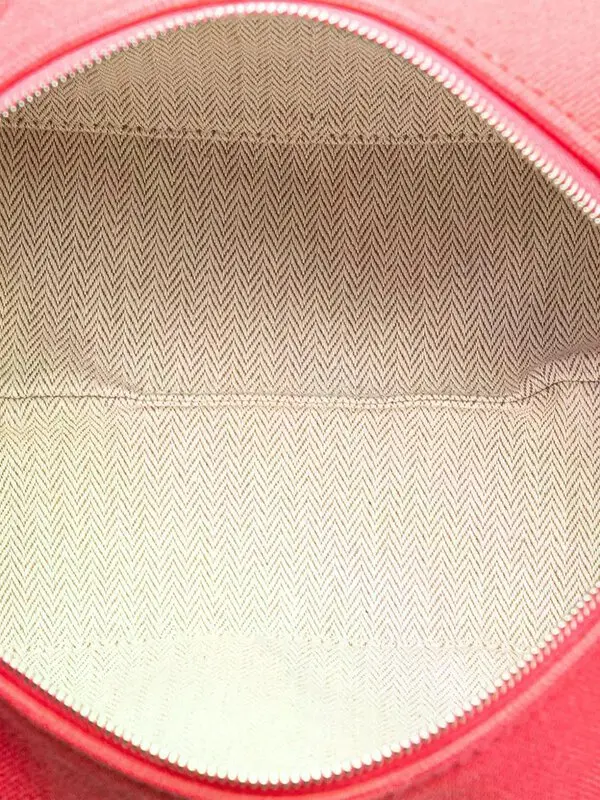 Hermès 2020-2024 Small Toile Bride A Brac Vanity Bag - Pink