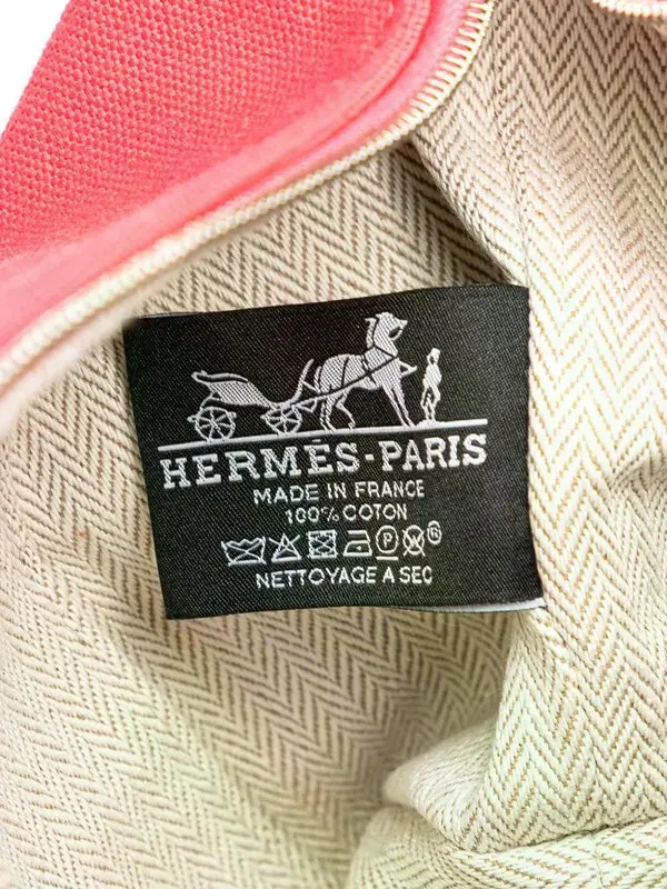Hermès 2020-2024 Small Toile Bride A Brac Vanity Bag - Pink