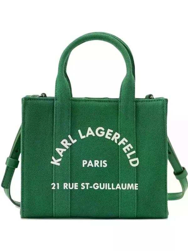 Karl Lagerfeld Rue St-guillaume Mini Tote Bag - Green