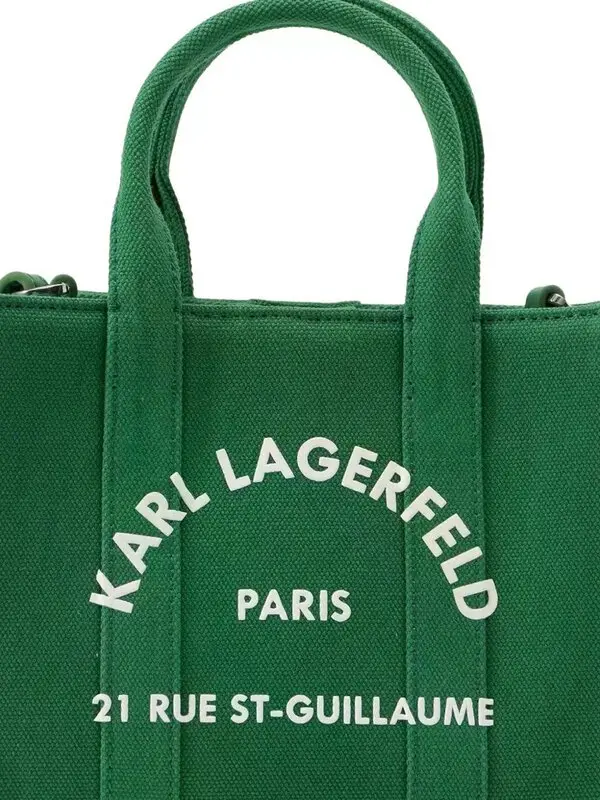Karl Lagerfeld Rue St-guillaume Mini Tote Bag - Green