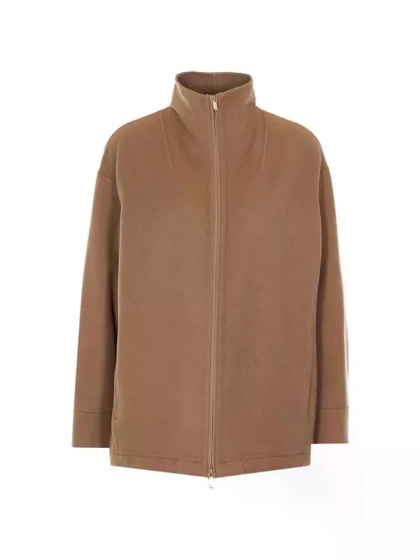 Max Mara Mstpino High-neck Jacket - Neutrals
