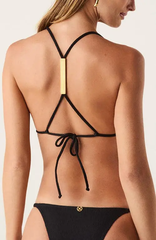 VIX PAULA HERMANNY Tammy T-back Triangle Bikini Top