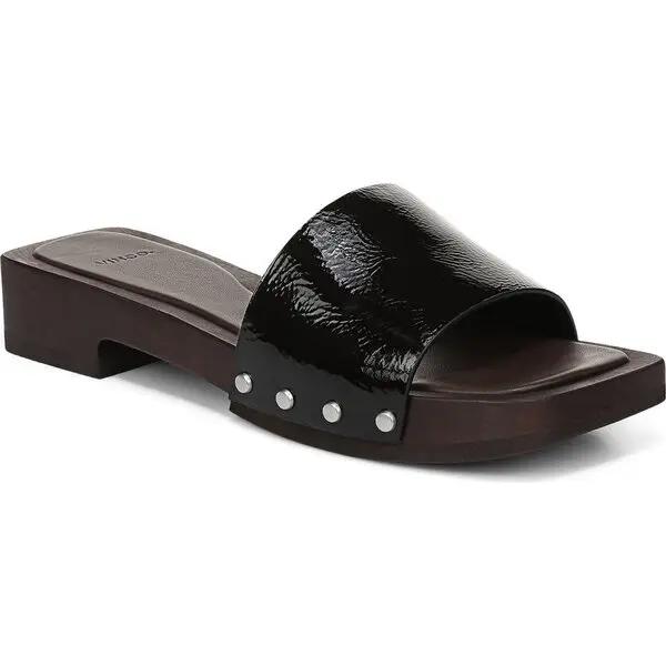 Vince Barbara Platform Slide Sandal - Black