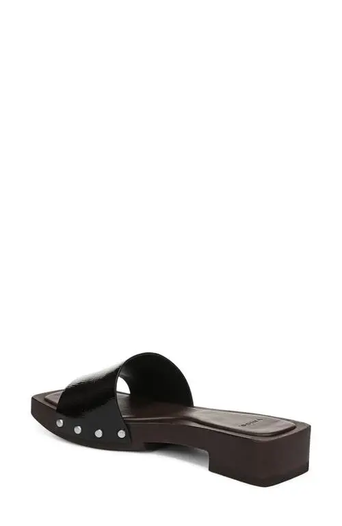 Vince Barbara Platform Slide Sandal - Black