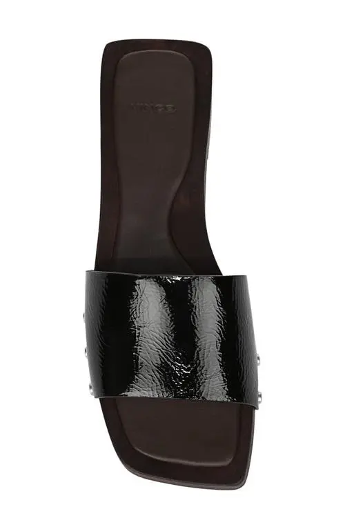 Vince Barbara Platform Slide Sandal - Black