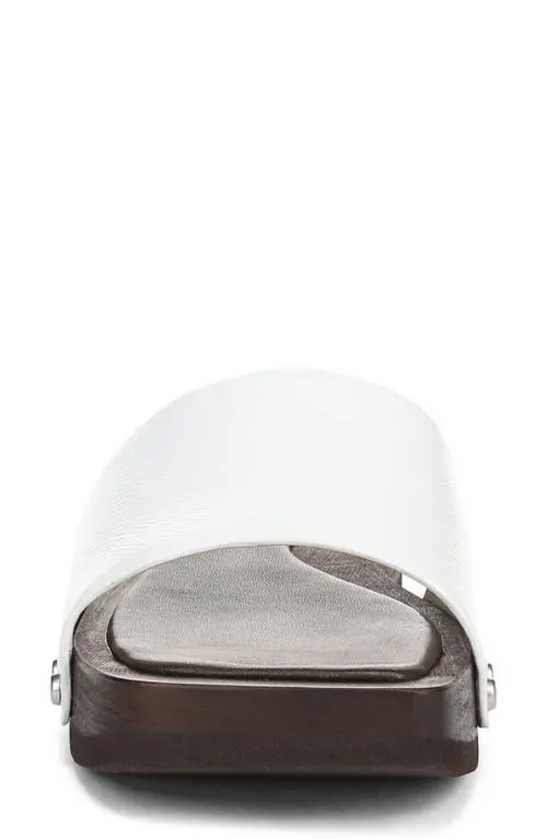 Vince Barbara Platform Slide Sandal - Milk