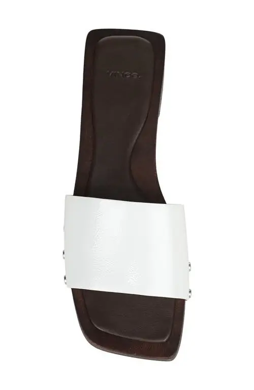 Vince Barbara Platform Slide Sandal - Milk