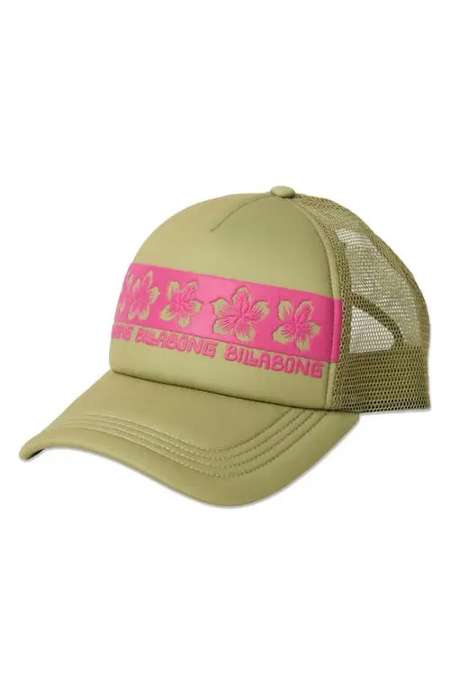 BILLABONG Across Waves Trucker Hat - Cactus