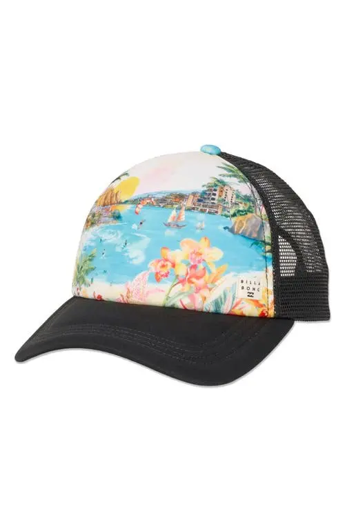 BILLABONG Heritage Mash-up Trucker Hat - Ocean Spray