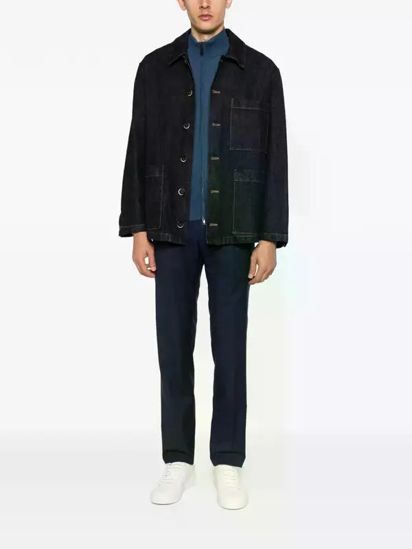 Canali Zip-up Cardigan