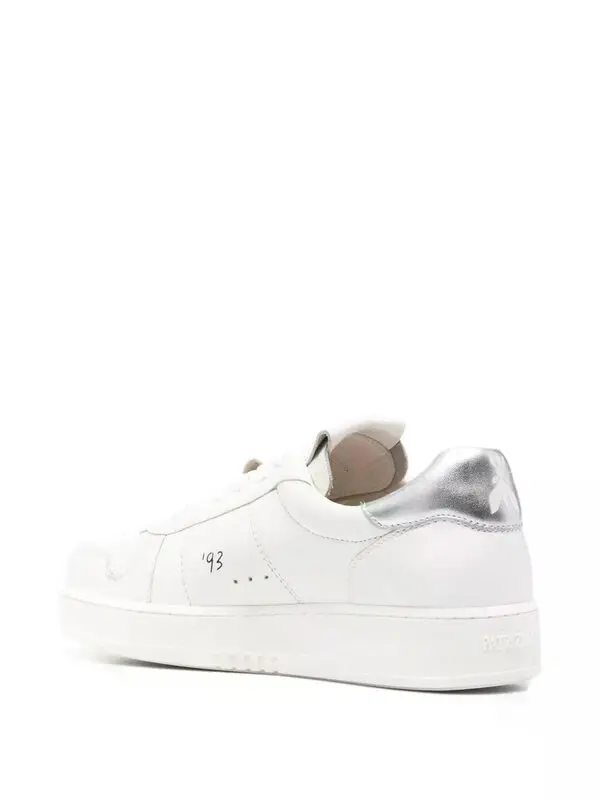 Patrizia Pepe Leather Perforated Sneakers