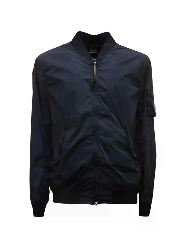 C.P. COMPANY Nycrar Lens Bomber Jacket - Blue