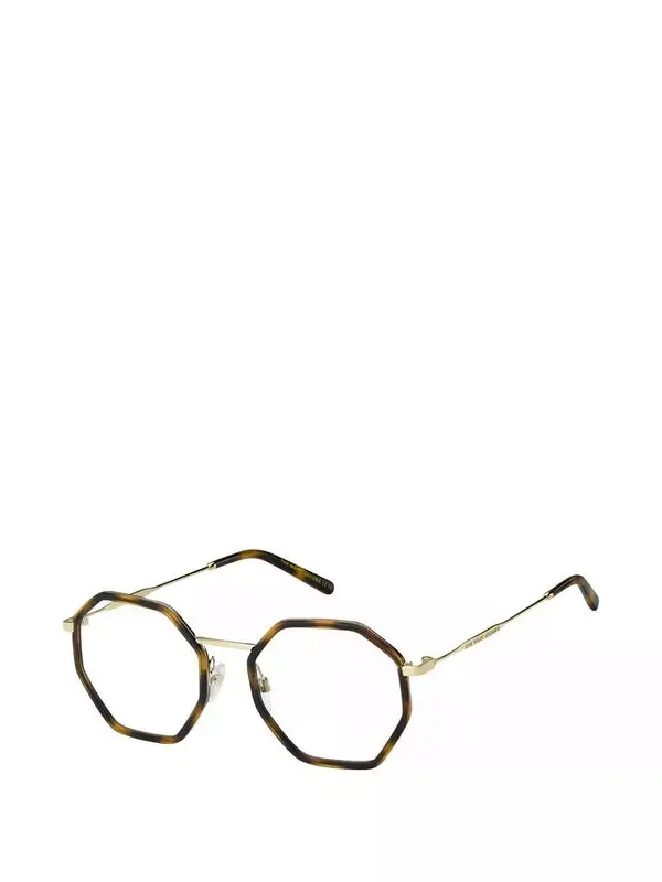Marc Jacobs Geometric-frame Eyeglasses - Brown