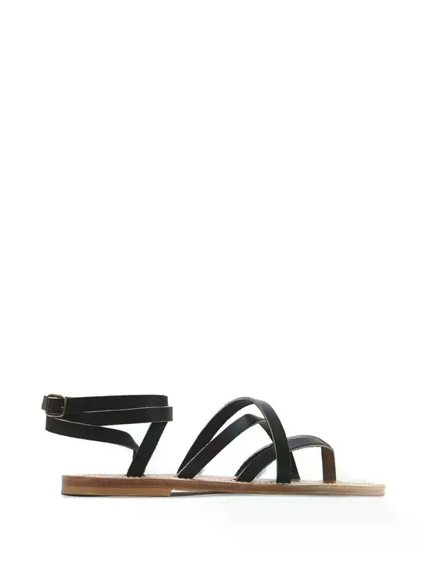 K.JACQUES Zenobie Multi-strap Sandals - Black