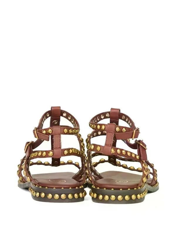 Ash Stud-embellished Sandals - Brown